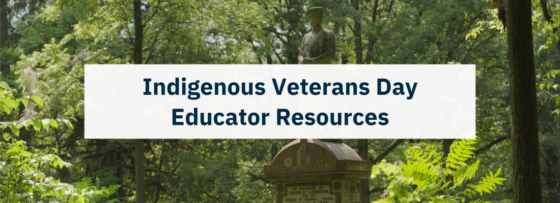 Honouring Indigenous Veterans and Remembering Arnold Logan - Learning Bird